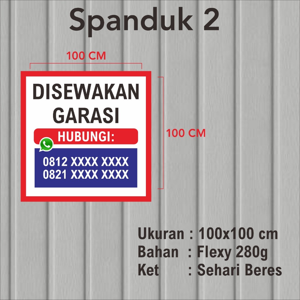 Jual ISTIMEWA PRINTING - Spanduk Baligho Banner Tulisan Rumah Ruko ...