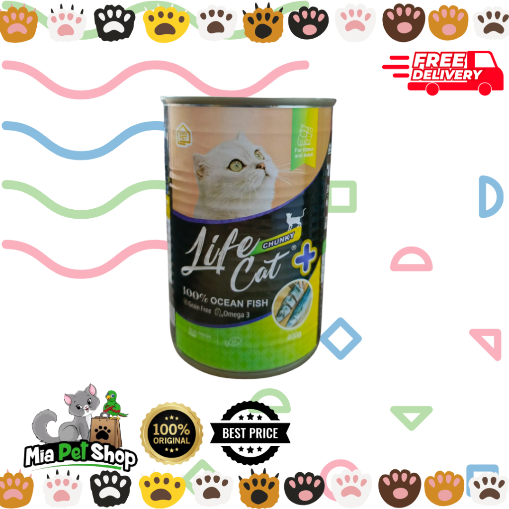 Jual Wet Cat Food LIFE CAT PLUS 400G - CHUNKY (CAN) - Makanan Kucing ...