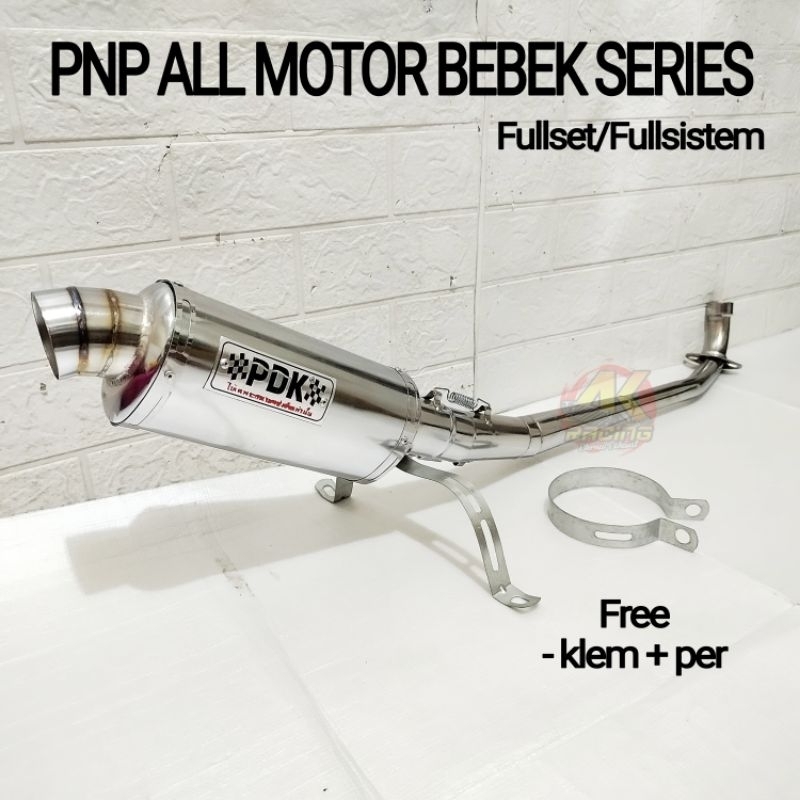 Jual Knalpot Racing PDK OVAL Untuk Motor Supra x Supra fit Supra x125 Jupiter z Jupiter Z1 Win ...