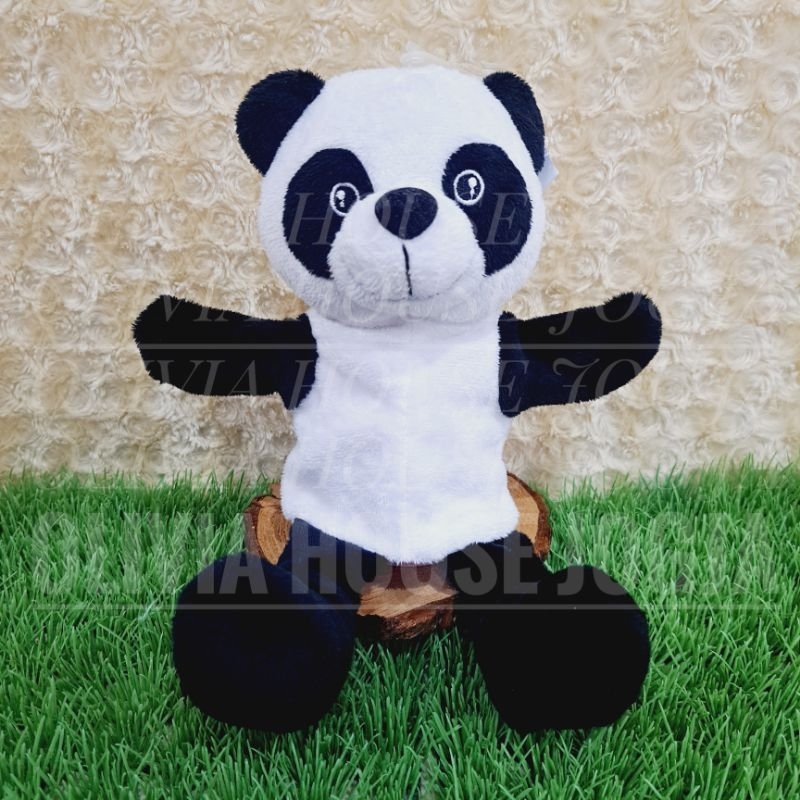 Jual Boneka Tangan Panda Body Kaki Handpuppet Panda Body Chubby ...