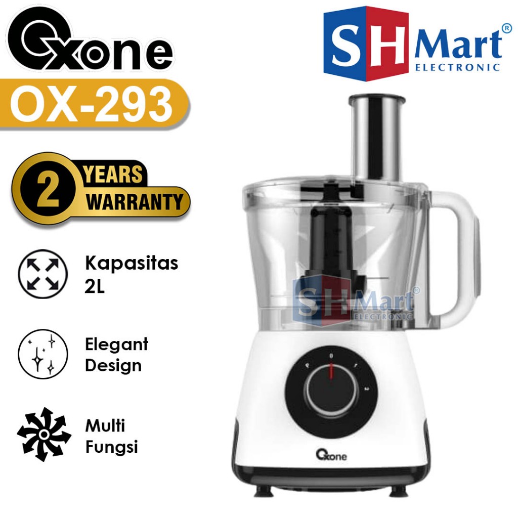 Jual FOOD PROCESSOR OXONE OX-293 KAPASITAS 2 LITER PENCACAH BUMBU SERBAGUNA OX293 GARANSI RESMI ...