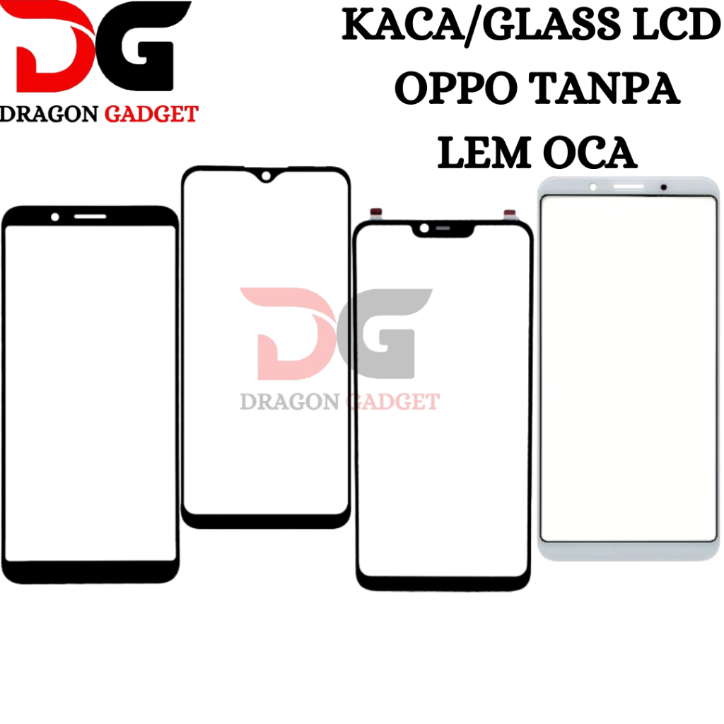Jual KACA GLASS LCD TANPA LEM OCA OPPO A12 2020 - A3S - A5S - A83 - F11 ...