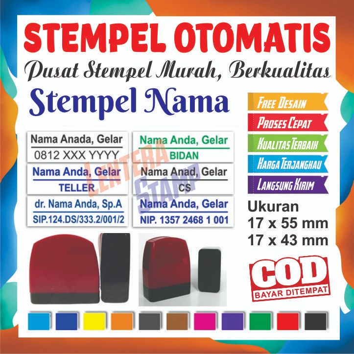 Jual STEMPEL NAMA / STEMPEL DOKTER / BIDAN / PERAWAT | Shopee Indonesia