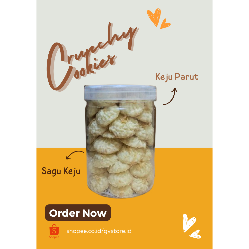 Jual Cookies Sagu Keju | Kue Kering Sagu Keju Kemasan Jar | Cookies Kue Kering Premium Sagu Keju ...