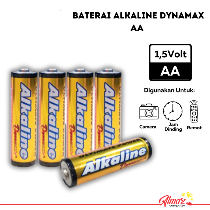 Jual Baterai Alkaline Dynamax Aa Box Satuan Battery A2 1 5volt Kualitas