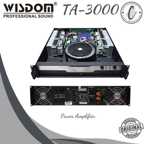 Jual Wisdom TA3000 Power Amplifier Original Wisdom TA-3000 | Shopee ...