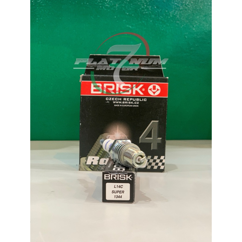 Jual BUSI BRISK SUPER L14C (NINJA 150 RR/R ) | Shopee Indonesia