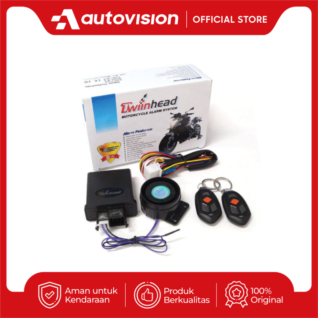 Jual Alarm Sepeda Motor Twiinhead Alarm MC15-DC | Shopee Indonesia