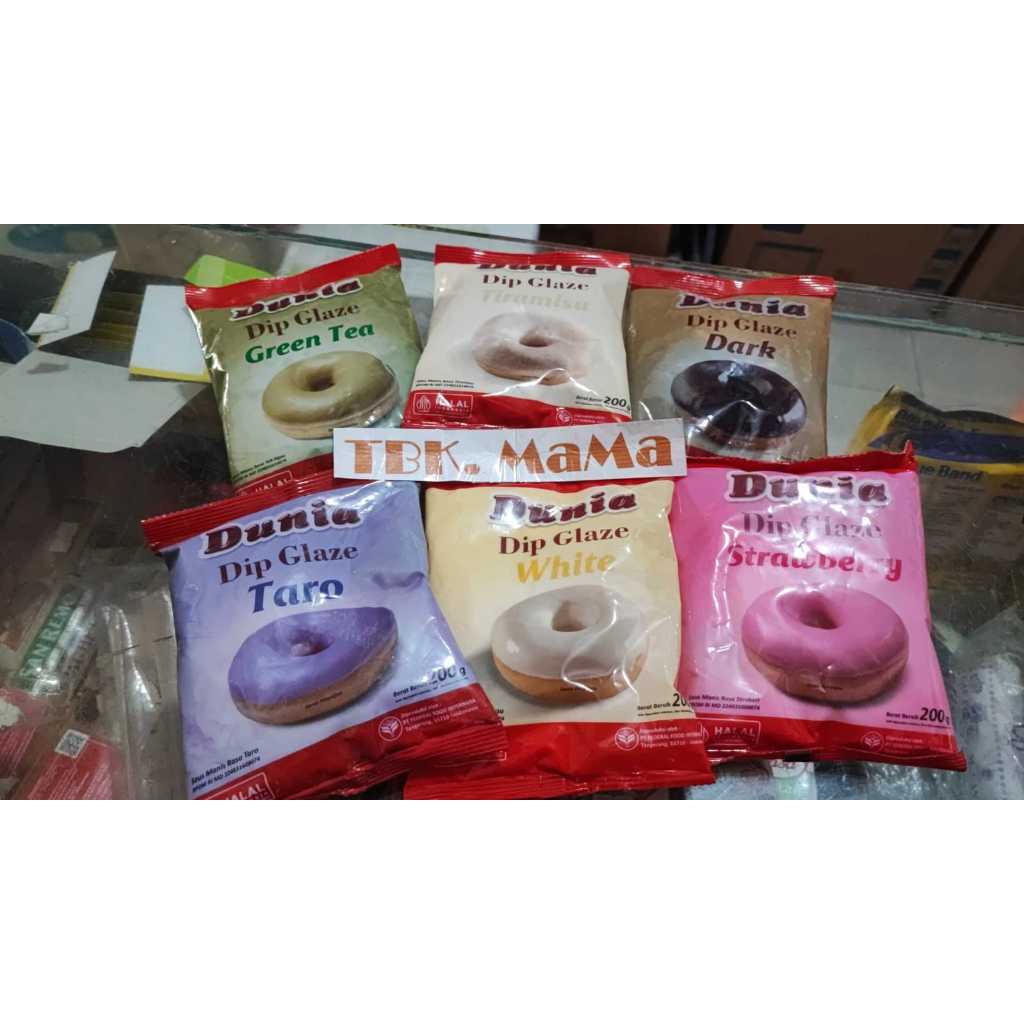 Jual Glaze Donat Ekonomis dari Merek DUNIA & PLAZA 200 Gram, Asli ...
