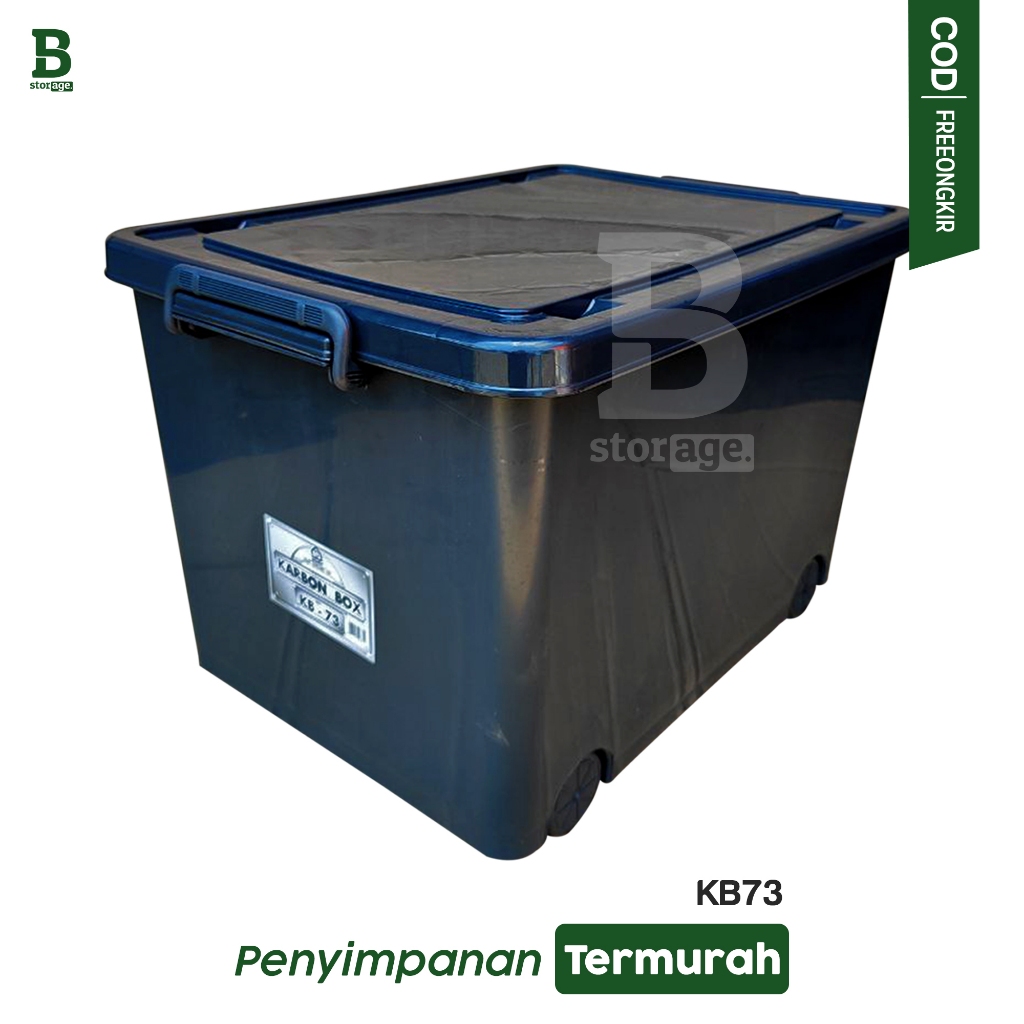 Jual Container Box Plastik kb 73 Liter Penyimpanan Multifungsi CB 52 ...