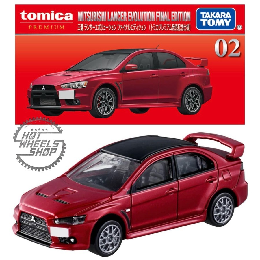 Jual TOMICA PREMIUM TP 02 Mitsubishi Lancer Evolution Final Edition ...