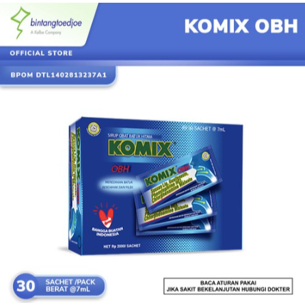 Jual Komix OBH Obat Batuk harga 1 sachet | Shopee Indonesia