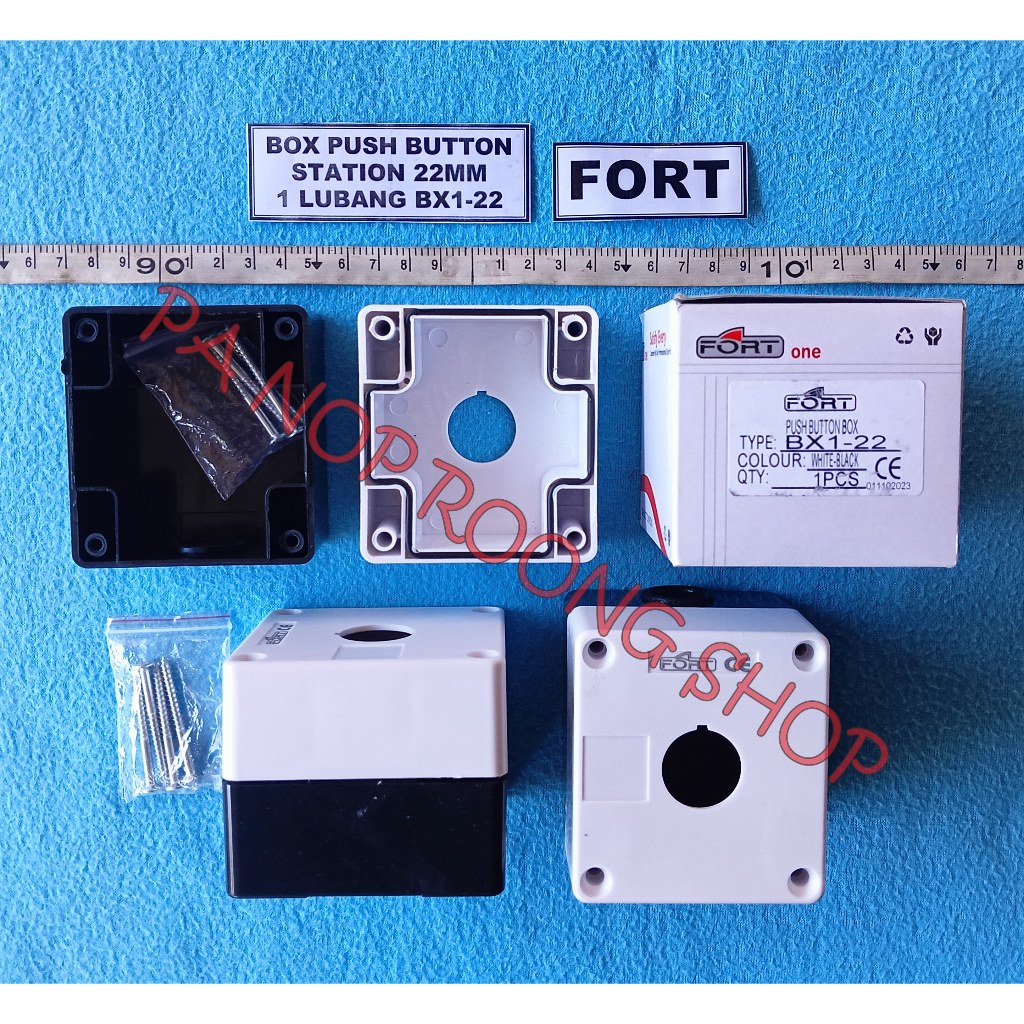 Jual Box Push Button STATION 22MM 1 LUBANG BX1-22 FORT | Shopee Indonesia