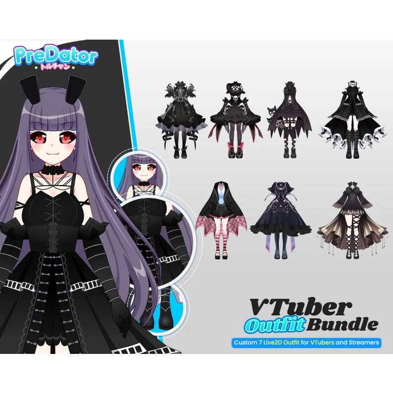 Jual Transformasi Live Streaming Anda dengan VTuber Live2D Model ...
