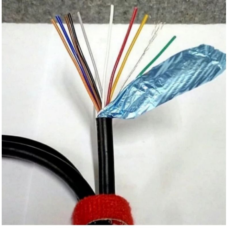 Jual kabel isi 9+1 ground 24awg (serabut)1m brother union | Shopee ...