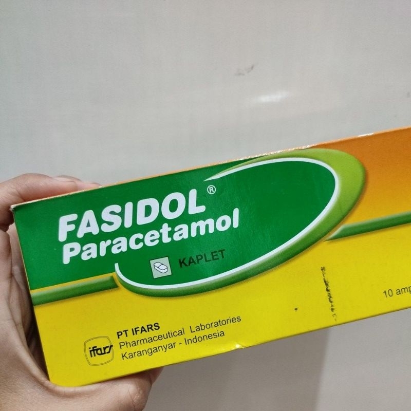 Jual Fasidol Paracetamol 500mg strip 10 kaplet | Shopee Indonesia