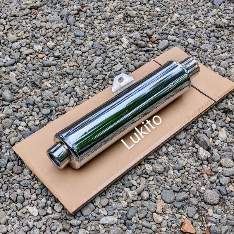 Jual Canister pipe exhaust standard 51mm for Wave 100 110 125 Xrm 100 ...