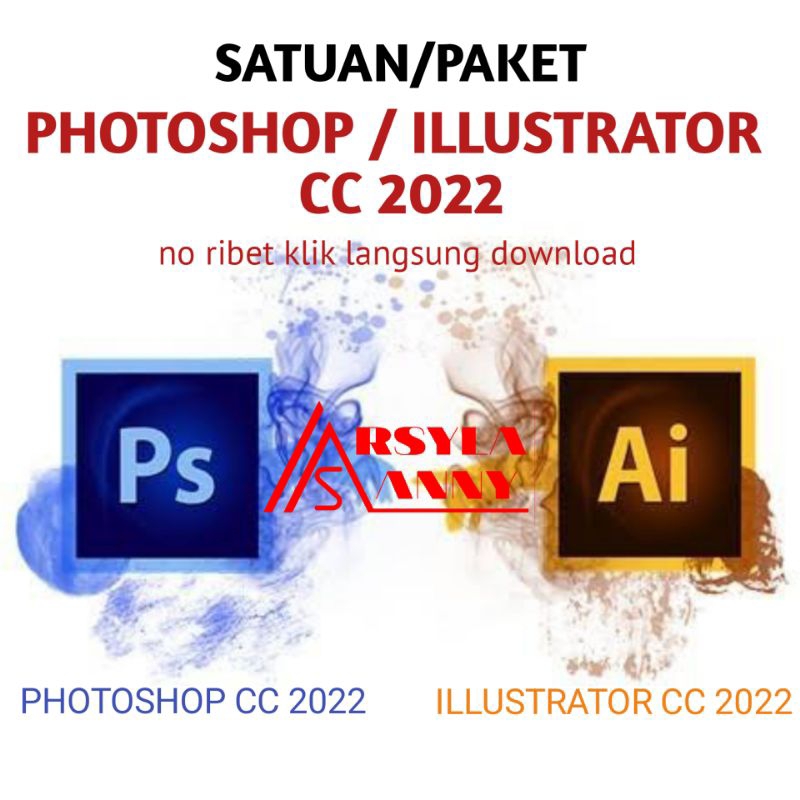 Jual Satuan atau Paket Photoshop CC 2022 / Illustrator CC 2022 | Shopee ...