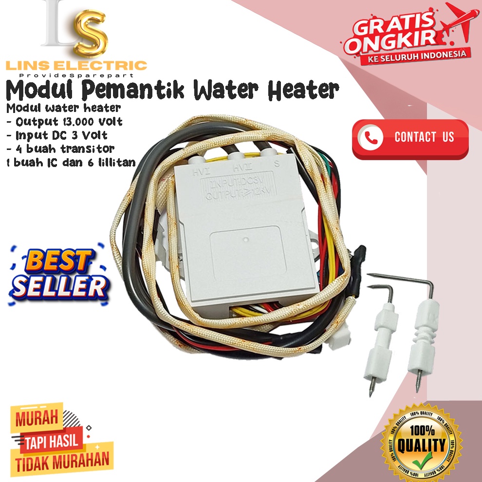 Jual Modul pemantik pemanas Air Gas Water Heater Pulse Ignition Wasser ...