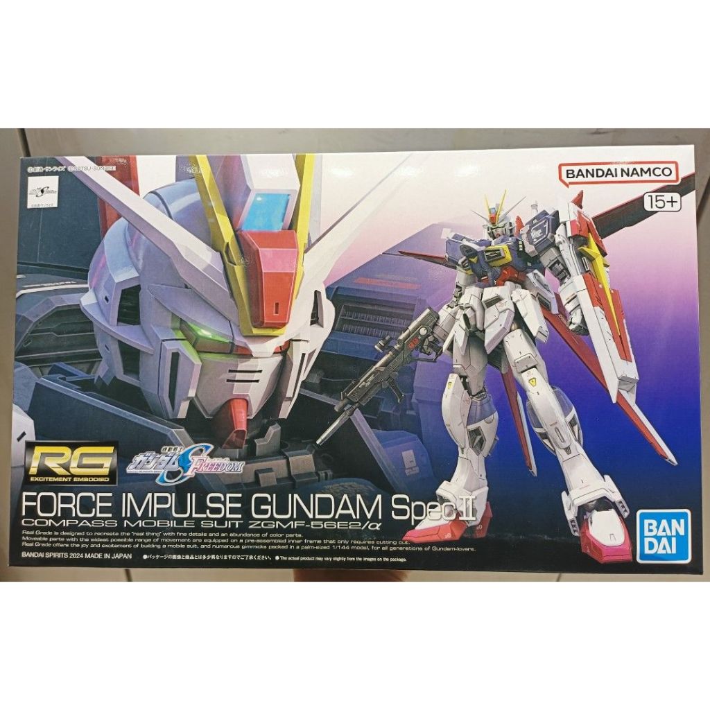 Jual Bandai mainan RG 1/144 FORCE IMPULSE GUNDAM SpecⅡ rakitan modelkit ...