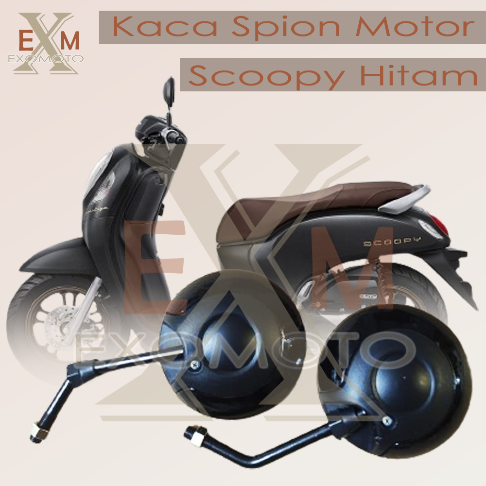 Jual Spion Standar Scoopy Hitam 14cm Gagang Hitam Exomoto | Shopee ...