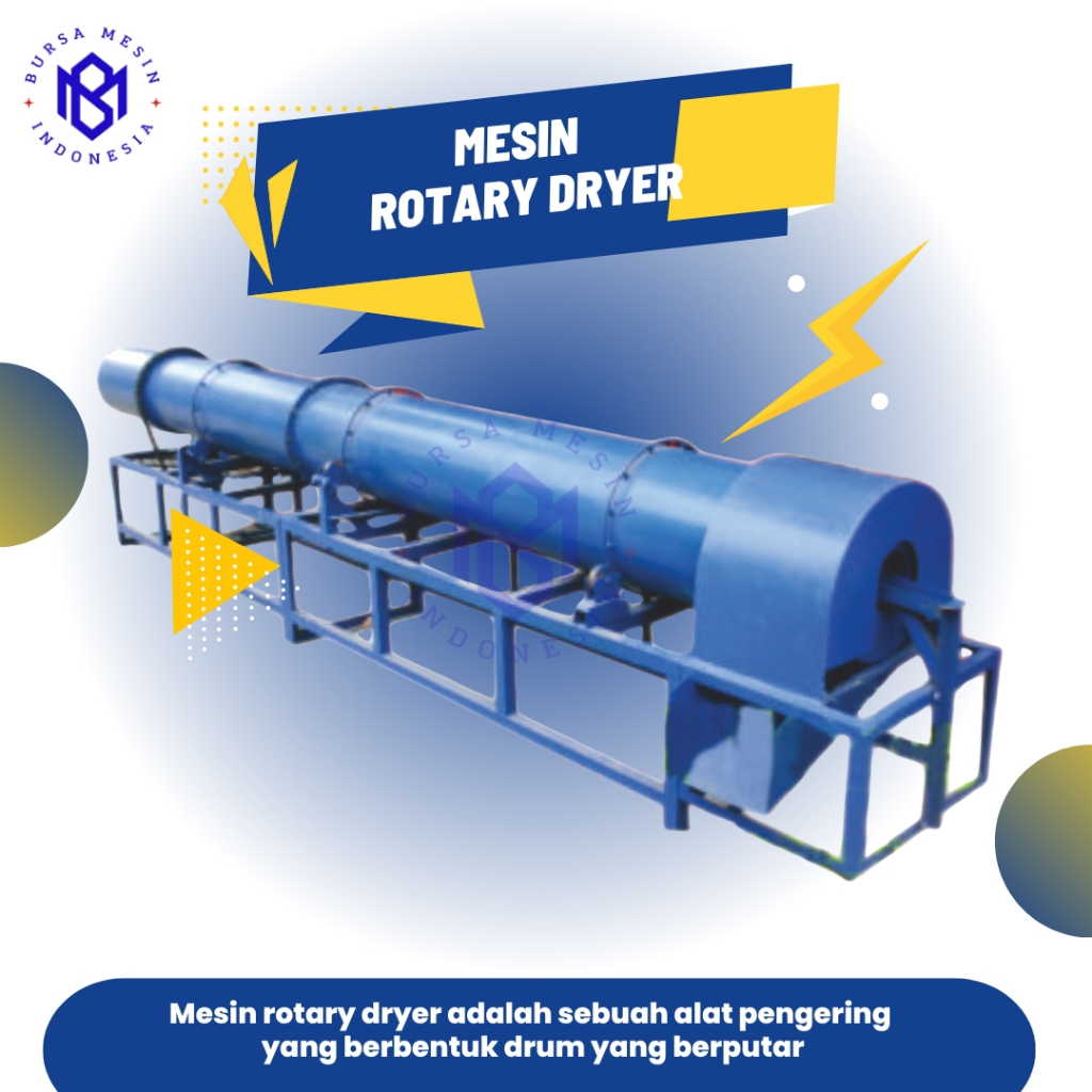 Jual Mesin Pengering Rotary Dryer Pengering Aneka Bubuk, Gabah, Jagung ...