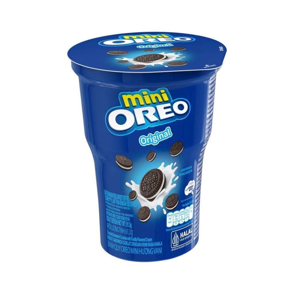 Jual Mini Oreo Biskuit Vanilla Cup 61.3g | Shopee Indonesia