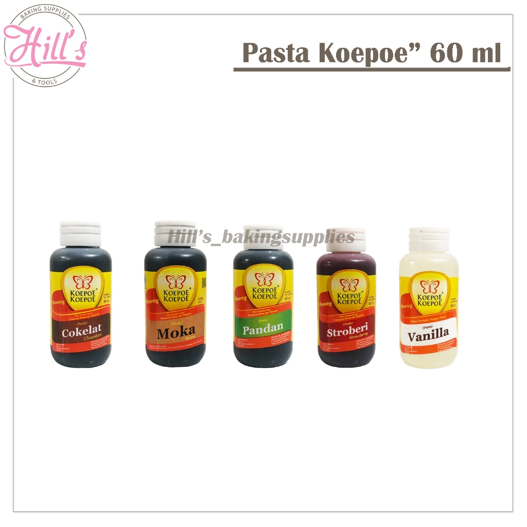Jual PASTA KOEPOE 60 ml COKLAT MOKA PANDAN STRAWBERI VANILA / PERISA ...