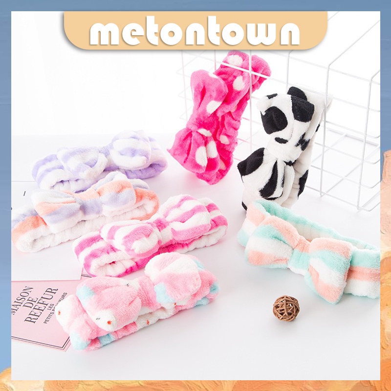 Jual [COD] Bando Rambut Fashion Motif Pita Warna Warni Headband ...