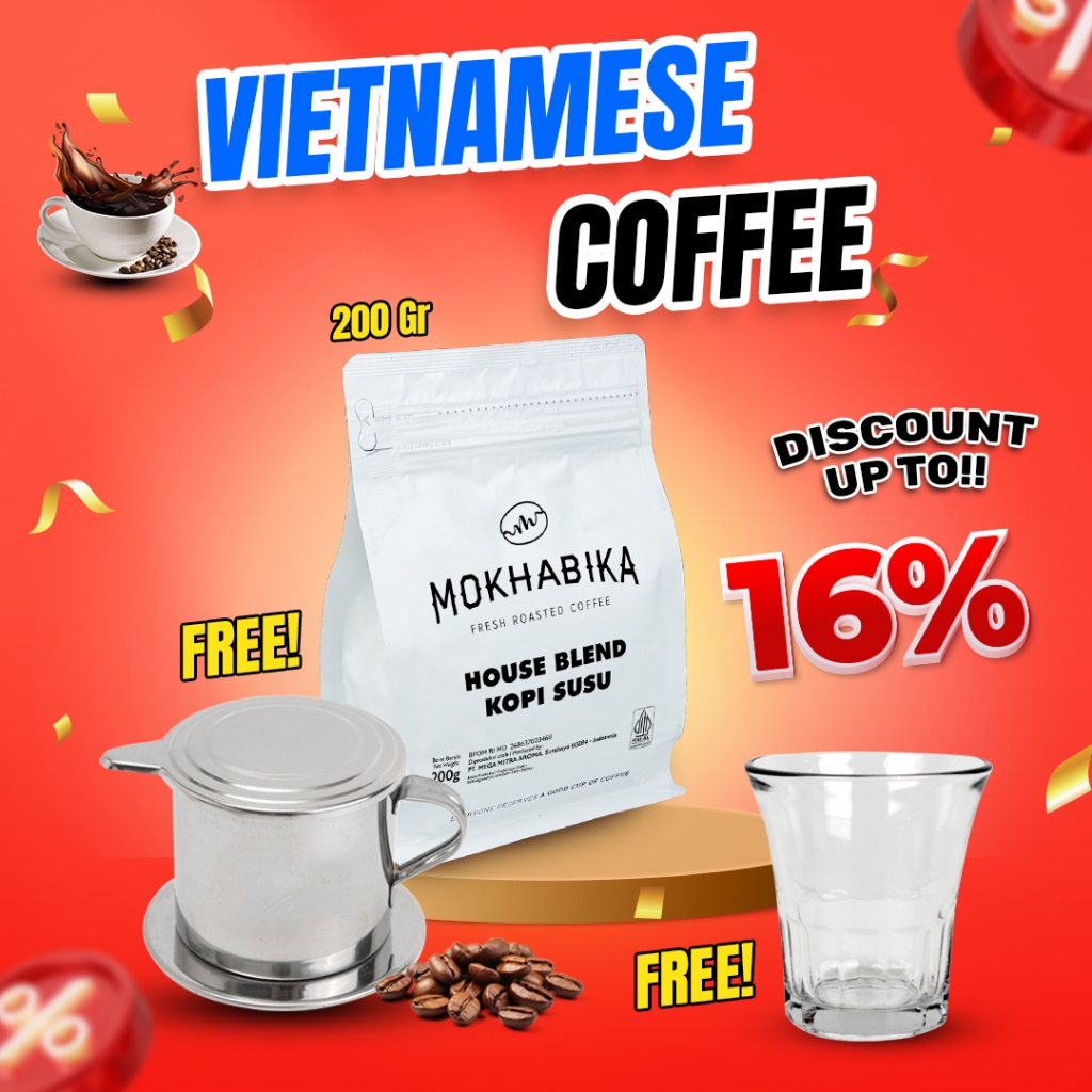 Jual VIETNAMESE COFFE (HOUSE BLEND KOPI SUSU 200 GR COARSE GRIND ...