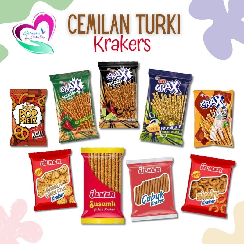 Jual Cemilan Turki cubuk kreker ETI CRAX | Cracker Turki | Simit Kraker ...