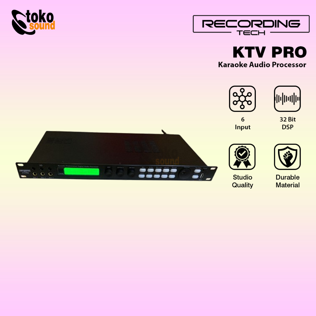 Jual Recording Tech KTV Pro Karaoke Audio Processor - Mixer | Shopee ...