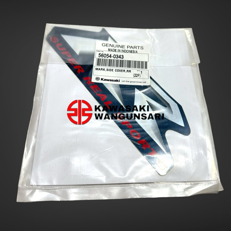 Jual Original Striping stiker tulisan RR ninja rr old biru navy ...