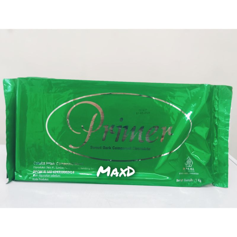 Jual Primer Compound Dark Cokelat Batang Manis 1kg (EXP. 1 JUNI 2025 ...