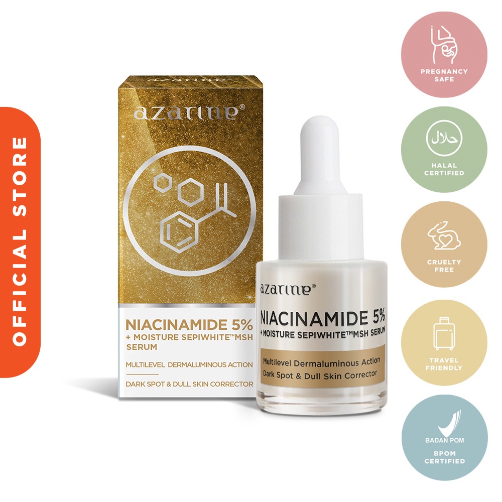 Jual MSBB - Azarine Niacinamide 5% + Moisture Sepiwhite Serum 20ml ...