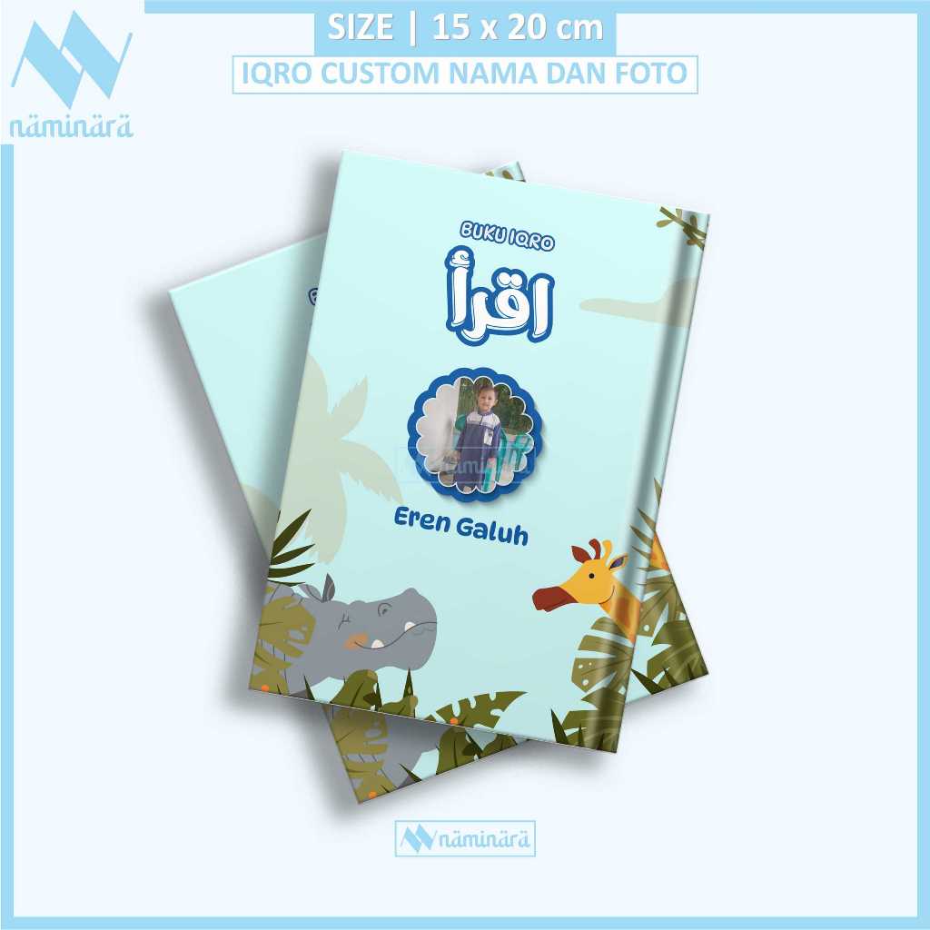 Jual IQRO lengkap 1-6 bisa pakai nama dan foto Hardcover Kado untuk ...