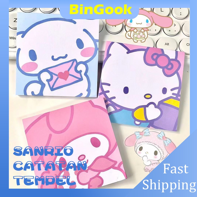 Jual Sticky Note Sanrio ISI 50 LEMBAR KUROMI SANRIO CINAMOROLL ...