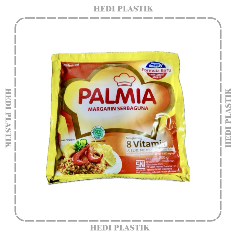 Jual Palmia Margarin serbaguna 200 gram Indofood mentega sachet ...