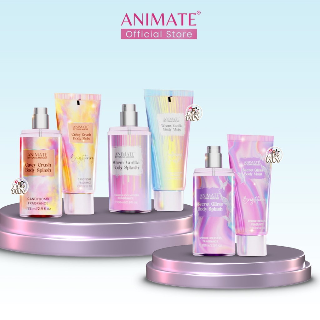 Jual ANIMATE BODY MIST & LOTION 2IN1 SERIES ( CUTEY CRUSH / SECRET ...