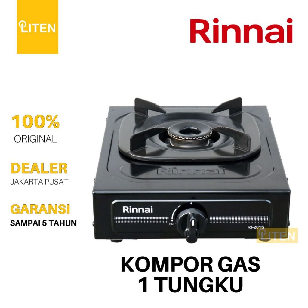 Jual Kompor gas RINNAI RI 201 S 1 Tungku | Kompor Rinai 1 Tungku RI ...