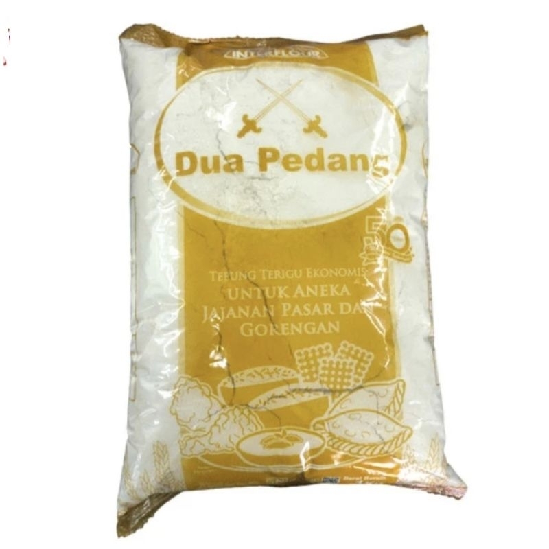 Jual Tepung Terigu Dua Pedang 1 kg Interflour Eastern Pearl Protein ...