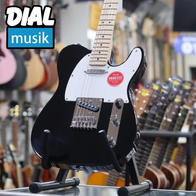 Jual Squier Sonic Telecaster Maple Black BK - Gitar Elektrik | Shopee Indonesia