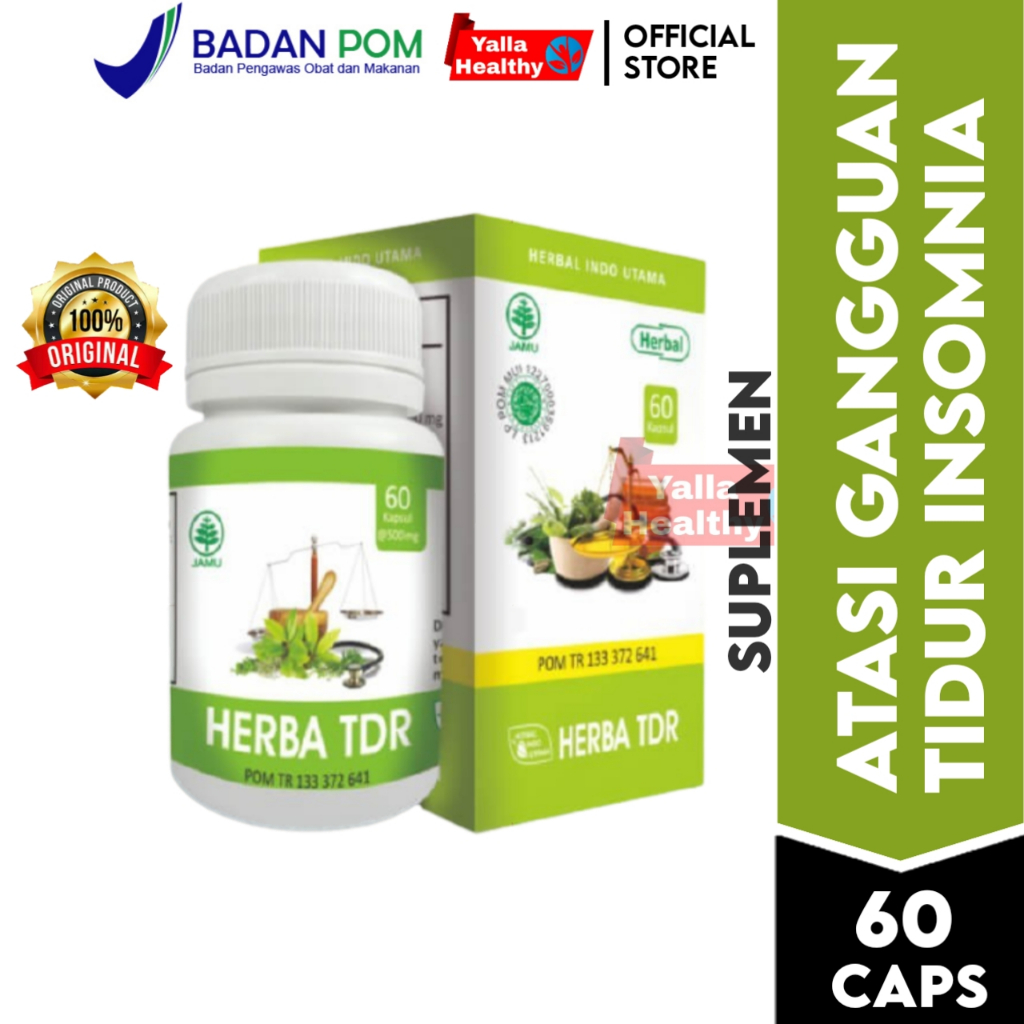 Jual Obat Susah Tidur Insomnia Herba Tdr Hiu Original Atasi Sulit Tidur ...