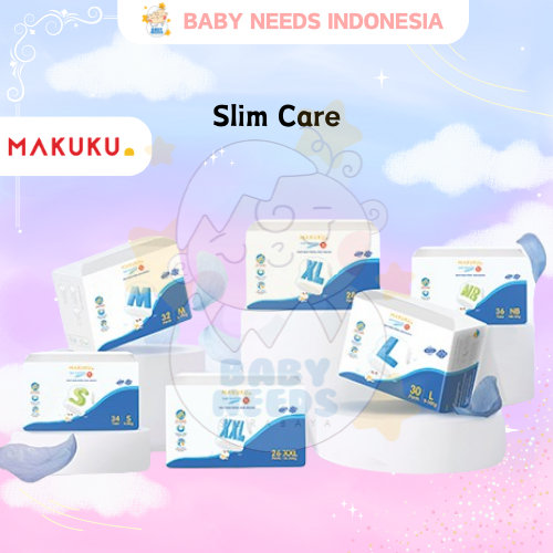 Jual MAKUKU SAP Diapers Slim Care NB36 / S34 / M32 / L30 / XL28 / XXL26 - Popok Bayi | Shopee ...