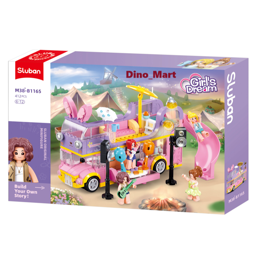 Jual Sluban Brick Mobil Permainan Music RV M38-B1165 - Dino Mart ...