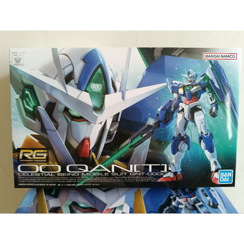Jual Gundam RG 1/144 Gundam OO QANT Gundam 00 QAN[T] Bandai Namco ...
