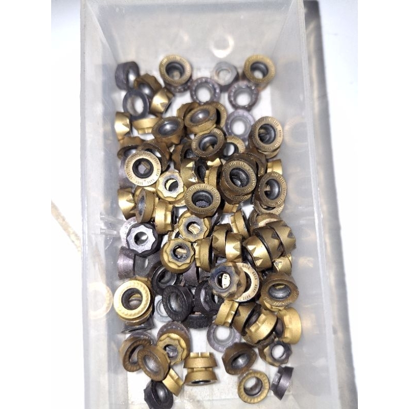 Jual insert radius RPMT10 / R5 insert bulat r5 bekas lyak pake | Shopee ...