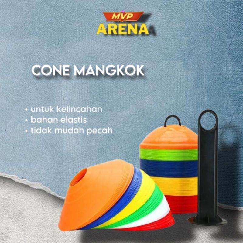 Jual Cone Mangkuk cone piringan bola kaki futsal training Latihan Kun ...