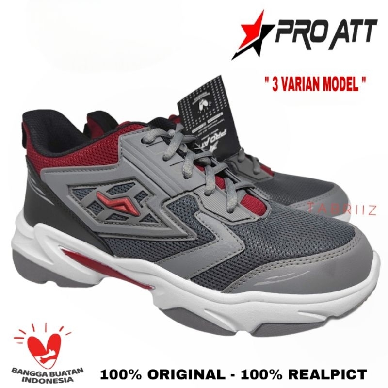 Jual Sepatu Sport PRO ATT Sepatu Olahraga Pria - Sepatu Lari Jogging - Sepatu Badminton - 100% ...