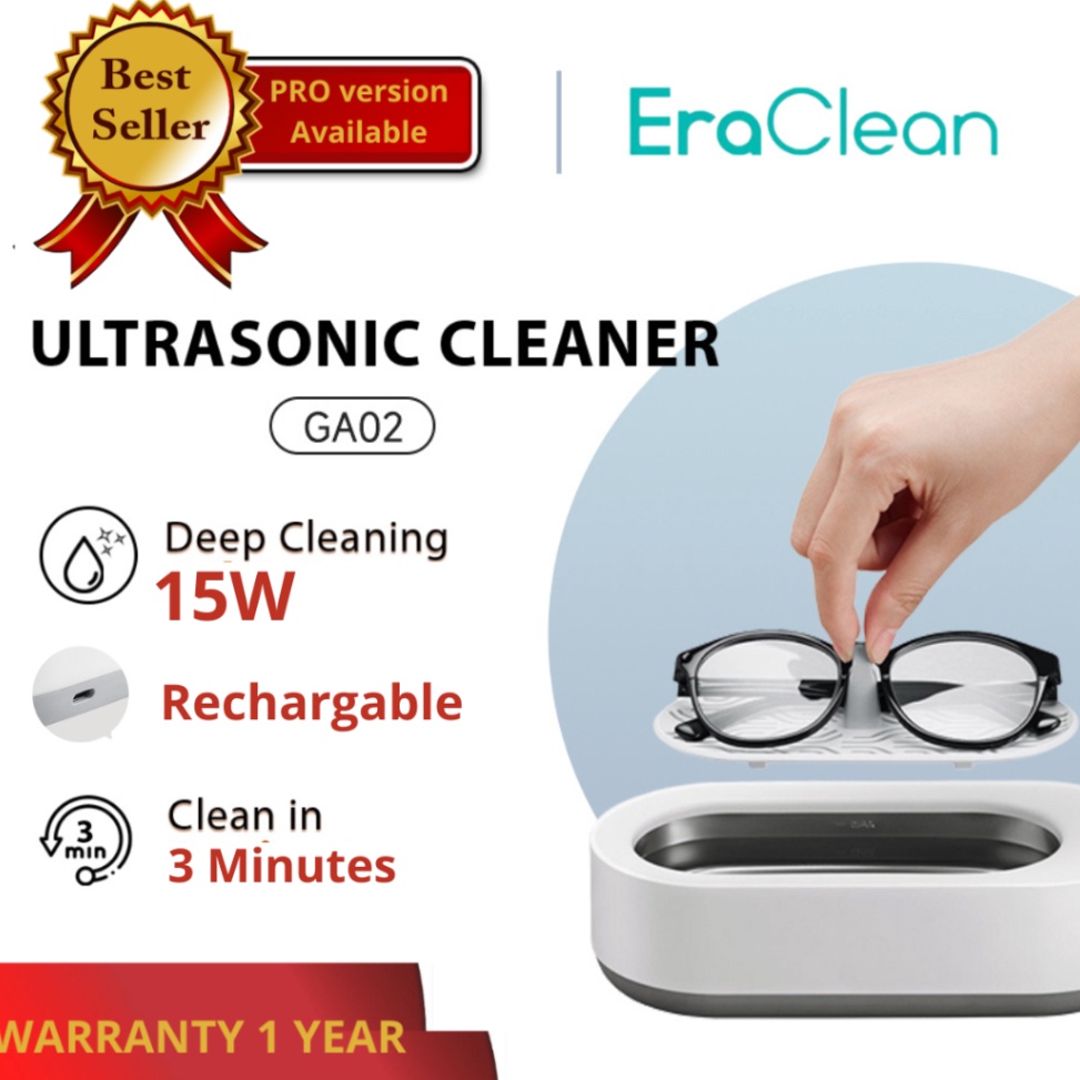 Jual KODE R86E EraClean GA2 Ultrasonic Cleaner 45Hz Perhiasan Kacamata ...